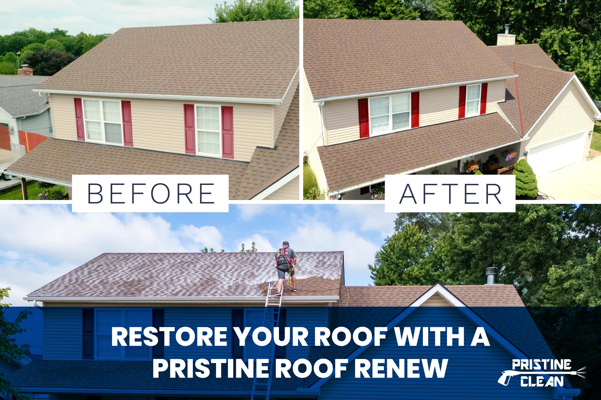 Proven Roof Renew Process | Pristine Clean