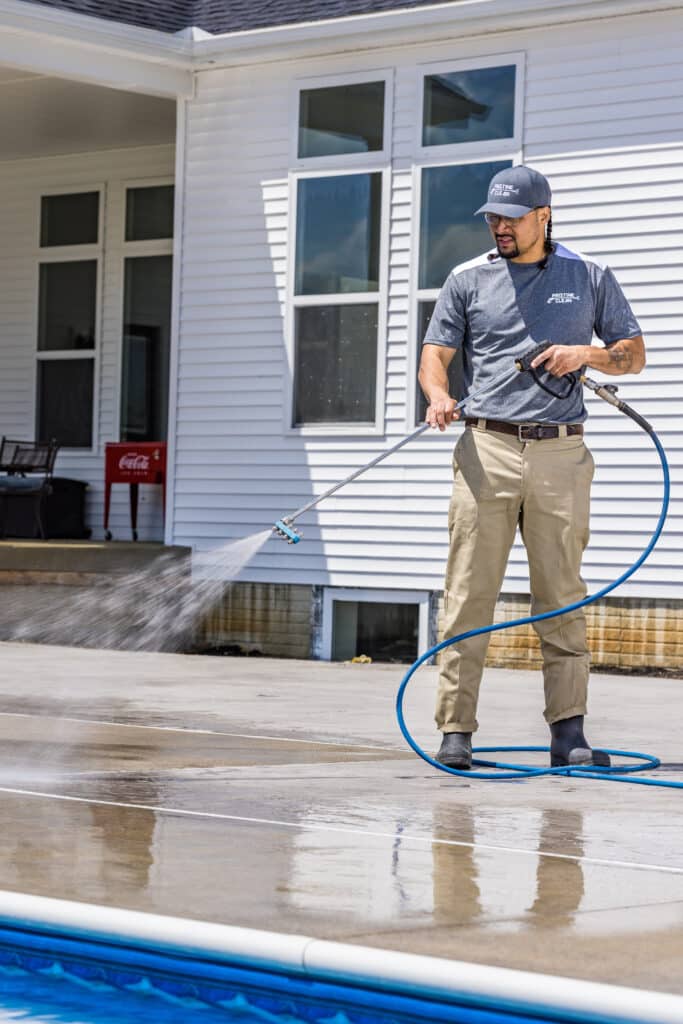 Pool Deck Power Washing and Maintenance | Pristine Clean